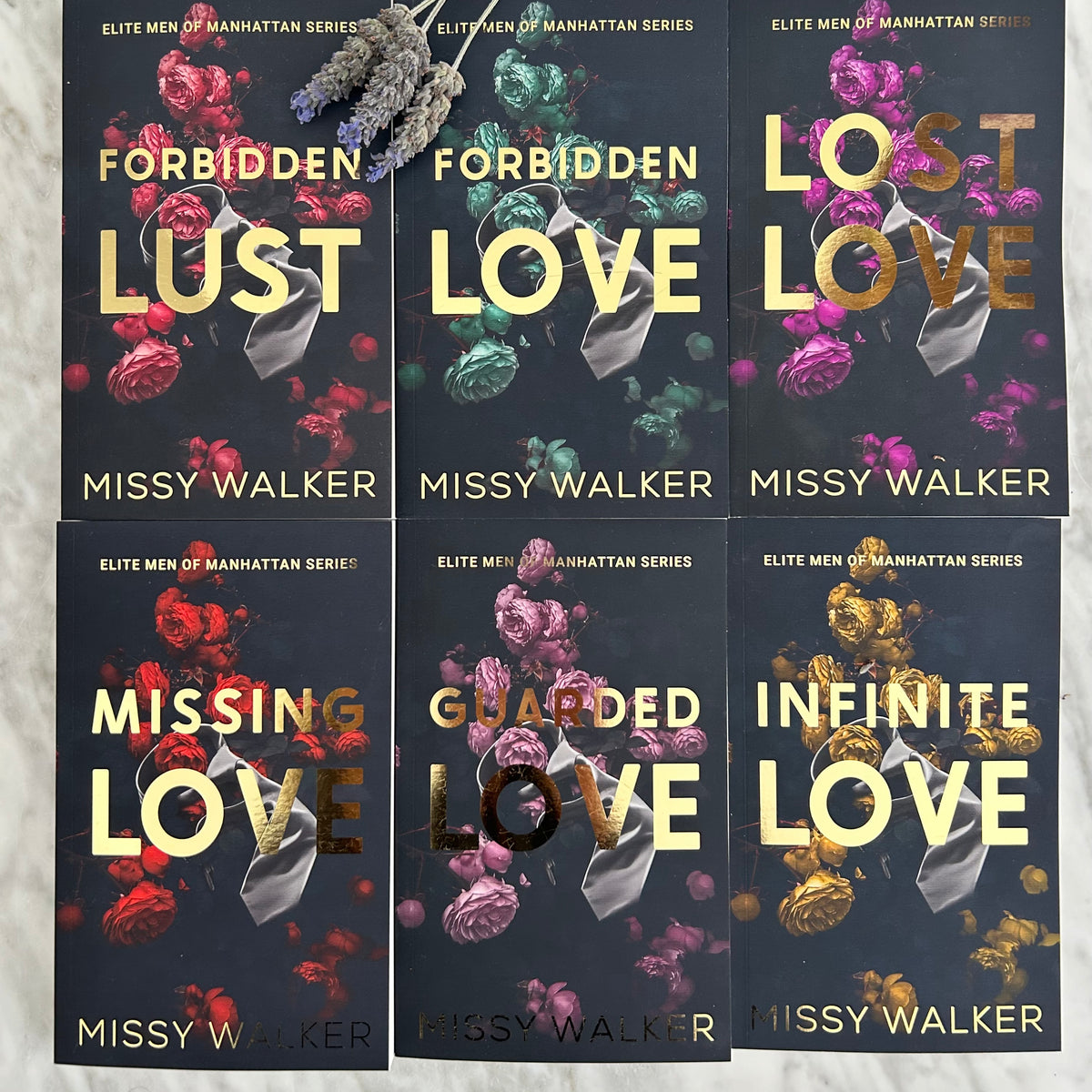 Elite Men of Manhattan Series, Books 1-6 - Discreet Cover Foil ...